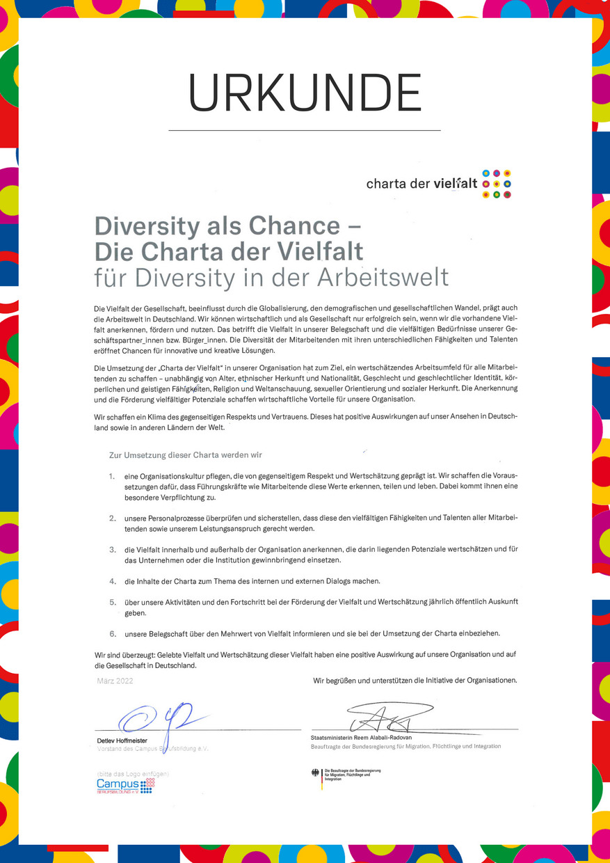 Charta der Vielfalt - Campus Berlin : Campus Berlin